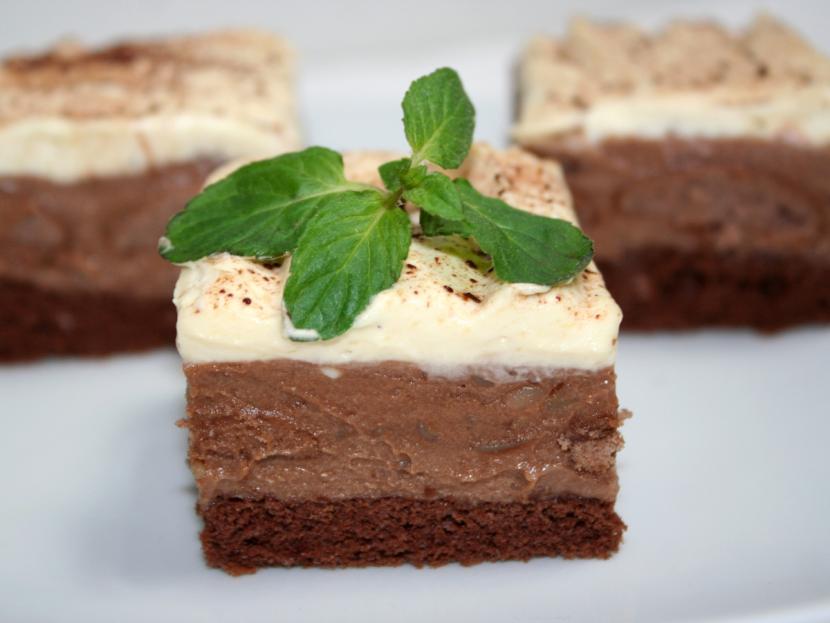 Nougat dessert with whipped cream • Recipe | yumecipe.com