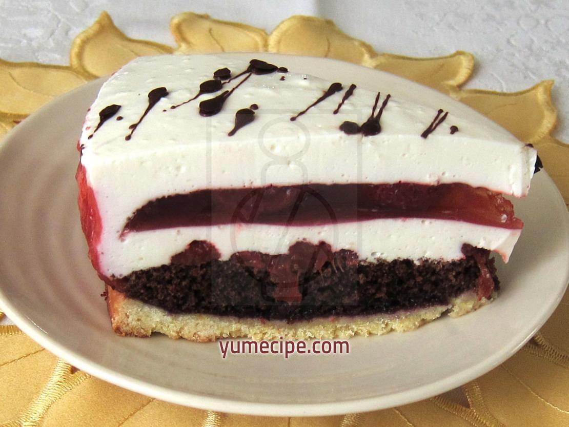 Cream cheese torte with strawberry jelly • Recipe | yumecipe.com